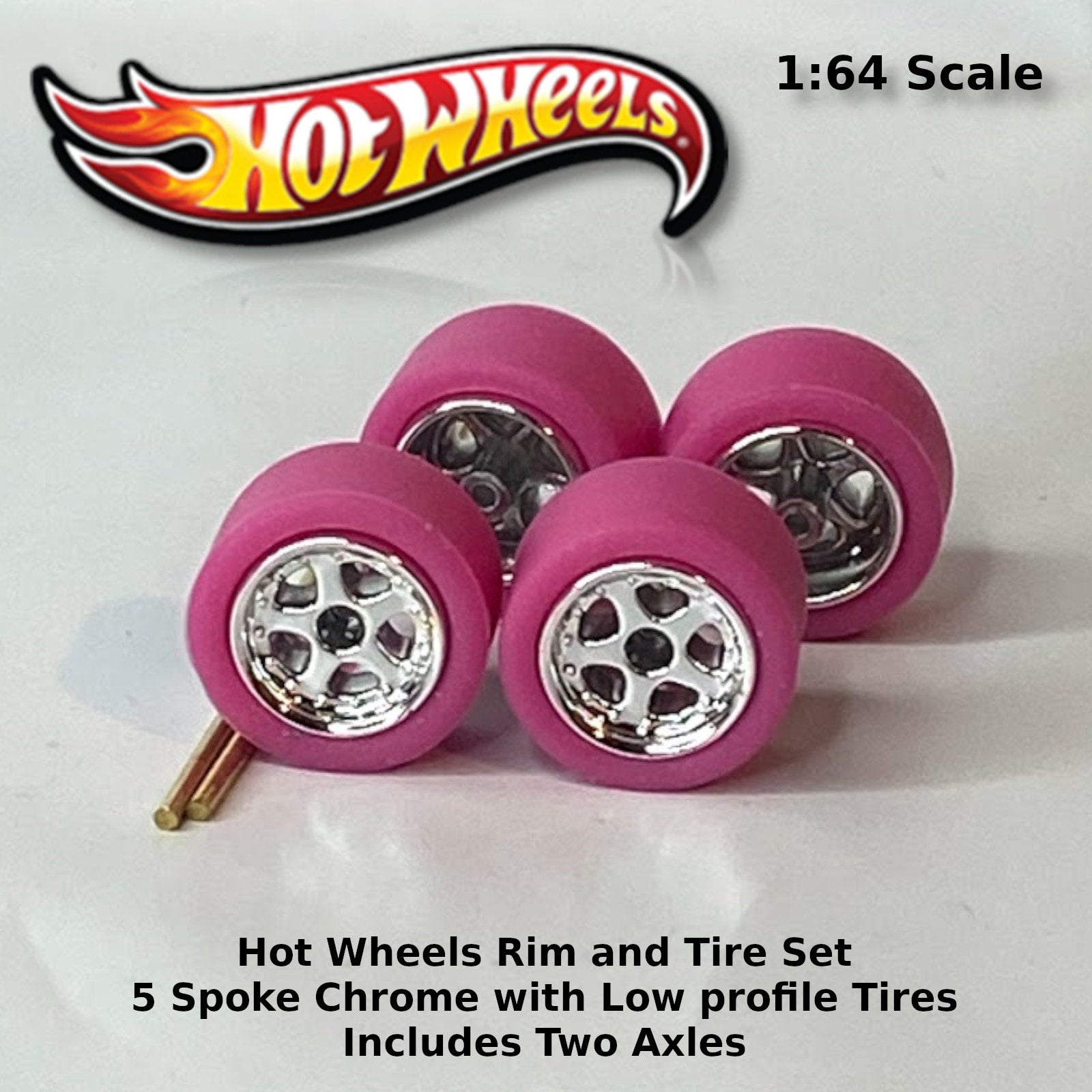 Pink Chrome Wheels