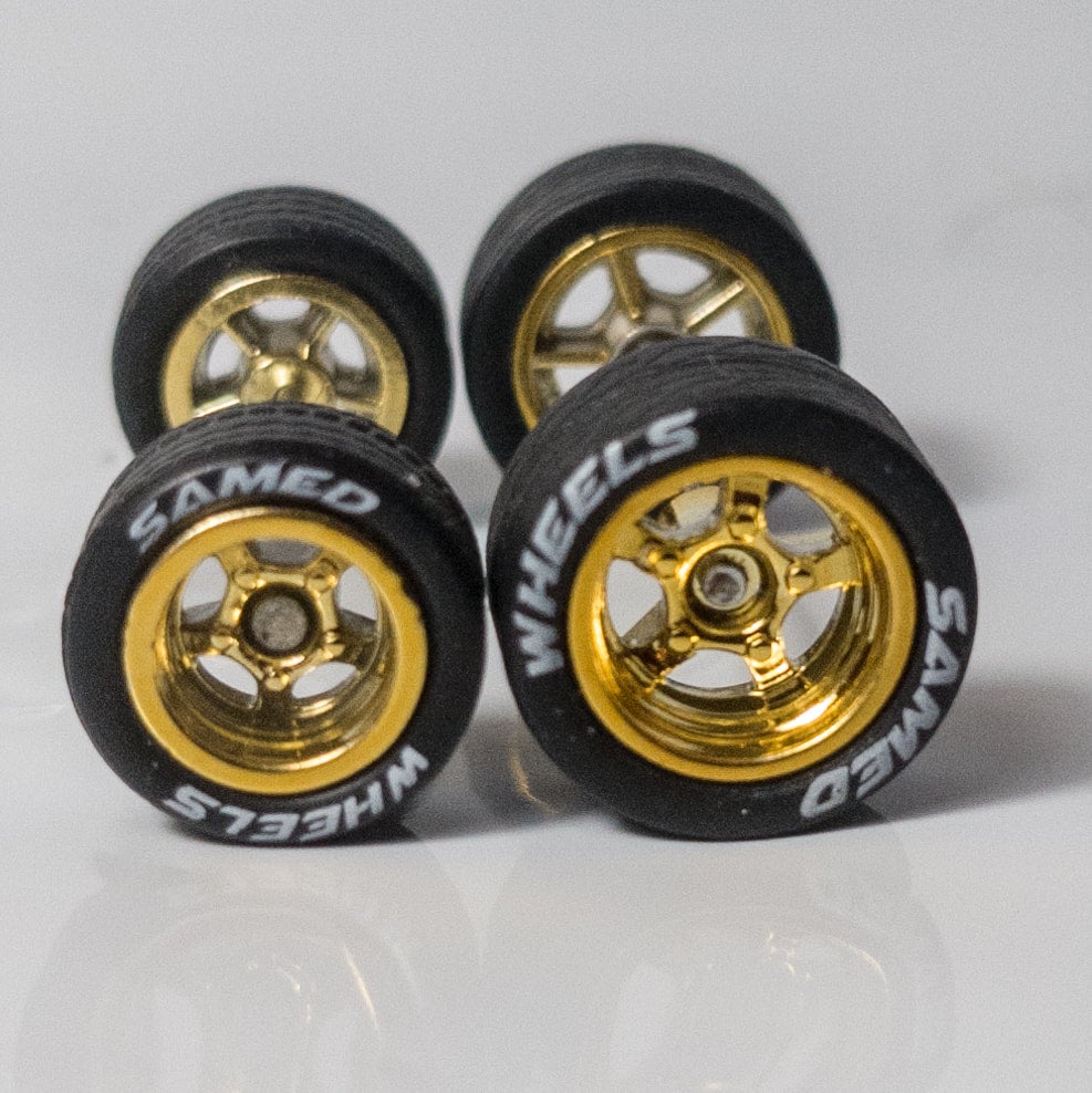 Hot Wheels Gasser/Muscle Car - Lettered Gold Rim - 10mm/12mm ...